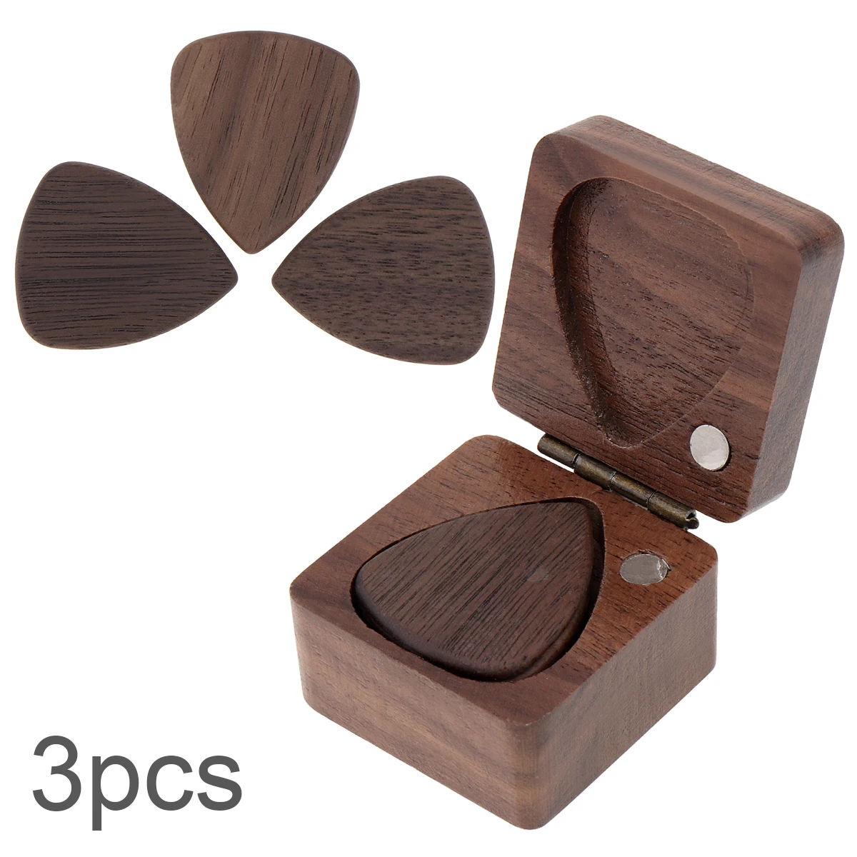 3pcs-Wood-Material-Guitar-Picks-Set-Plectrum-with-Wood-Box-for-Acoustic ...