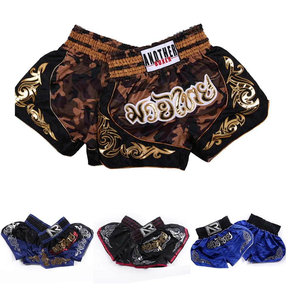 Kids Muay Thai Shorts Boy Girl Boxing Pants MMA Kid Fitness Sports ...