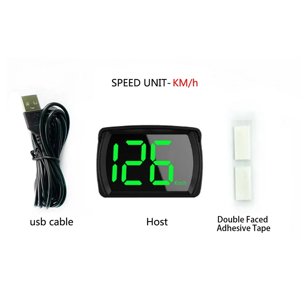 2023 New Speedometer HUD GPS Digital Speed Meter MPH Speedo Head Up