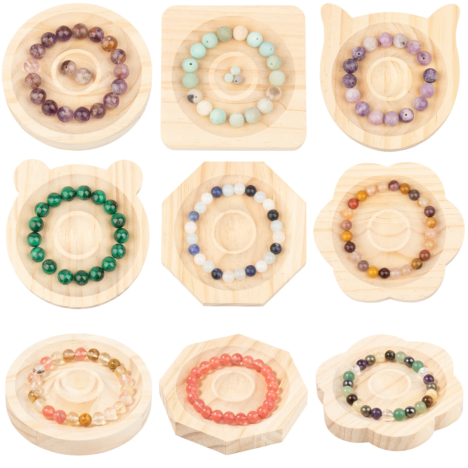 1pc-DIY-Wooden-Beading-Design-Board-Suitable-For-Jewelry-Making ...