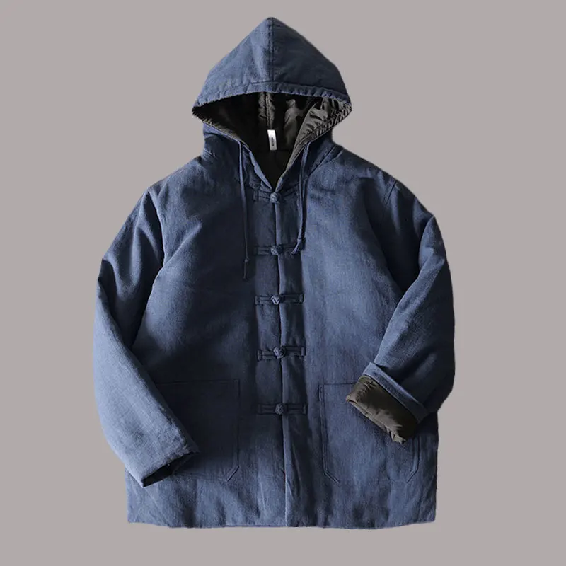Mens-Hooded-Warm-Winter-Thicken-Cotton-Padded-Jacket-Chinese-Style ...