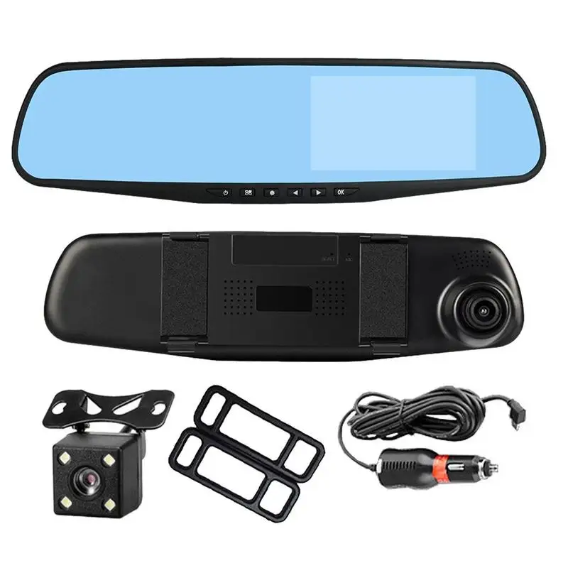 Rear-View-Mirror-Recorder-Dual-Dash-Cam-Vehicle-Video-Recorder-FHD ...