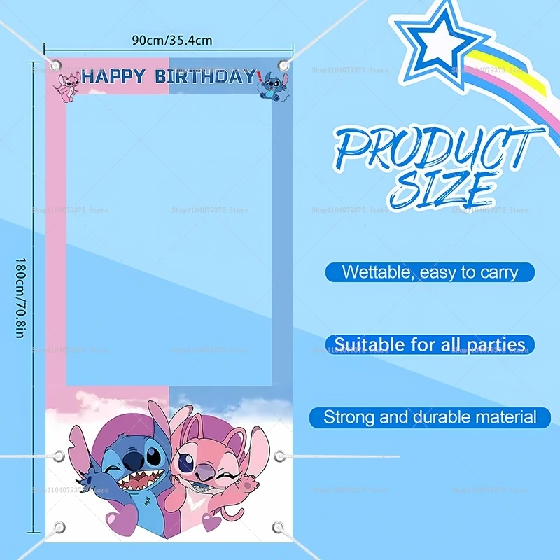 1pc-90x180-Disney-Stitch-Photo-Booth-Photo-Frame-Props-Photo-Children ...