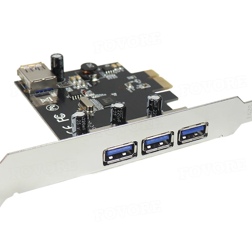 FOVORE Карта расширения USB 3.0 4 порта | AliExpress