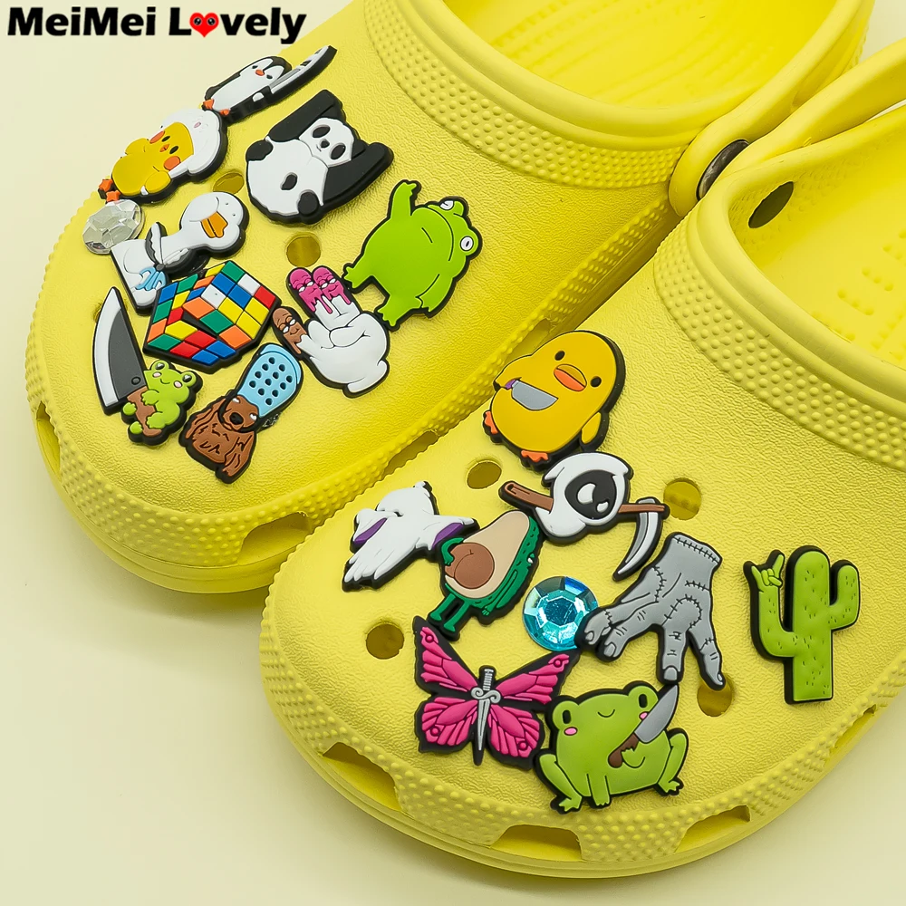 1-pcs-Funny-Duck-Panda-Shoe-Charms-for-Croc-Cute-Avocado-Cactus-Shoe ...