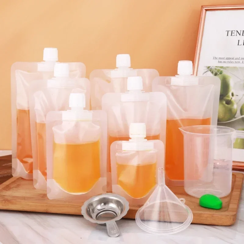 Thick-Self-supporting-Frosted-Suction-Nozzle-Bags-Soybean-Milk-Beverage ...