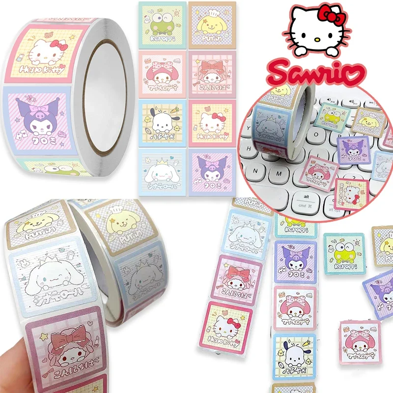 500pcs-Sanrio-Hello-Kitty-Cartoon-Kid-Sticker-Handbook-Material ...
