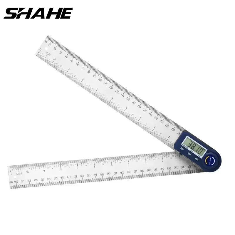 Shahe-200-300mm-Digital-Angle-Meter-Inclinometer-Stainless-Steel-Angle ...