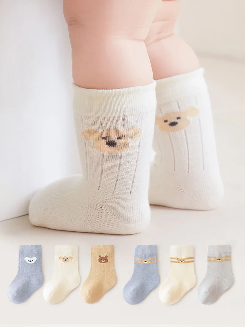 3-Pairs-New-Autumn-High-Elastic-Boneless-Newborn-Baby-Tube-Socks ...