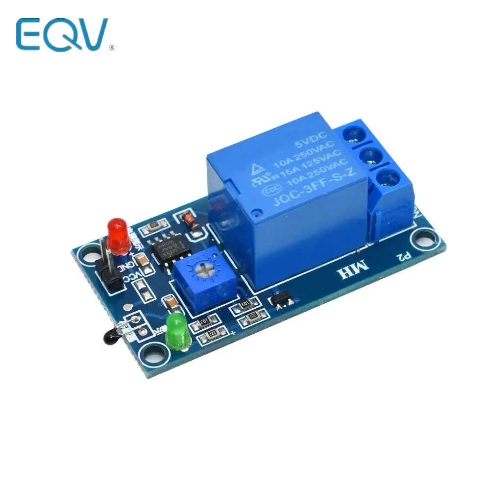 5V/12V Thermal Sensor Module 1 Channel Relay Module Combo Module ...