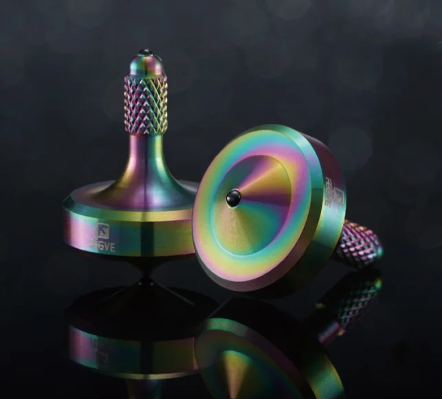 New-Stainless-Steel-Hand-Twisting-Spinning-Top-Gyro-Gyroscope-Spinner ...