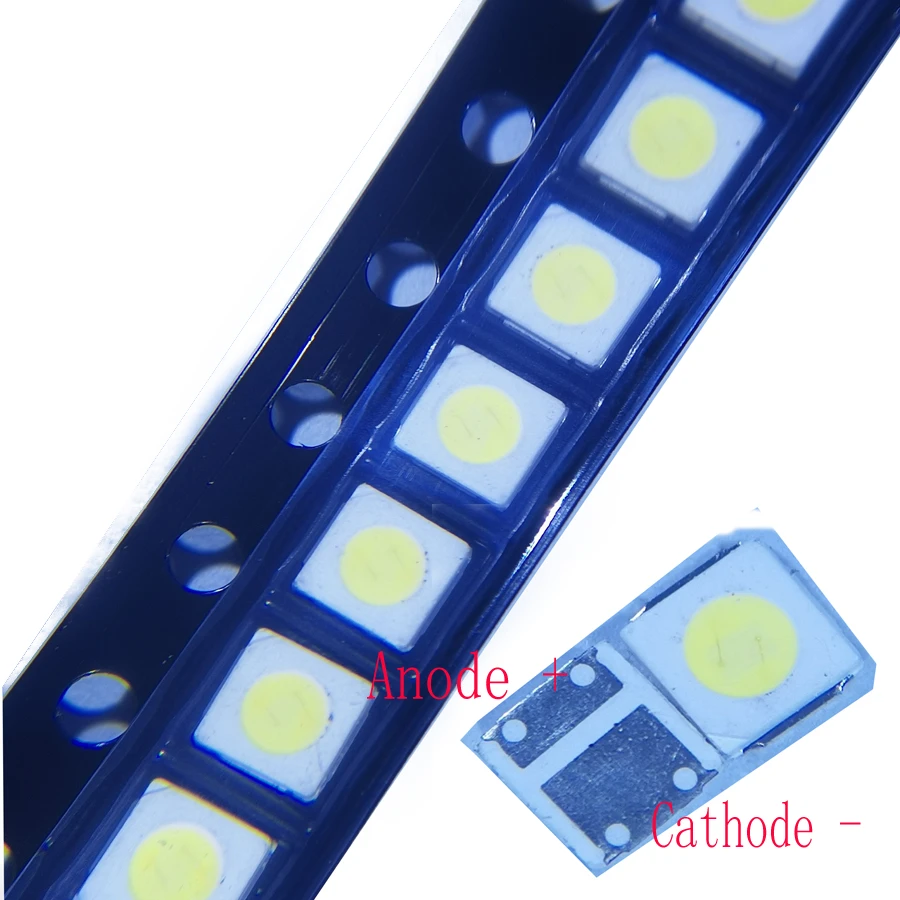 100pcs/Lot SMD LED 3030 3V 1.8W Cold white High Power For Lextar TV ...