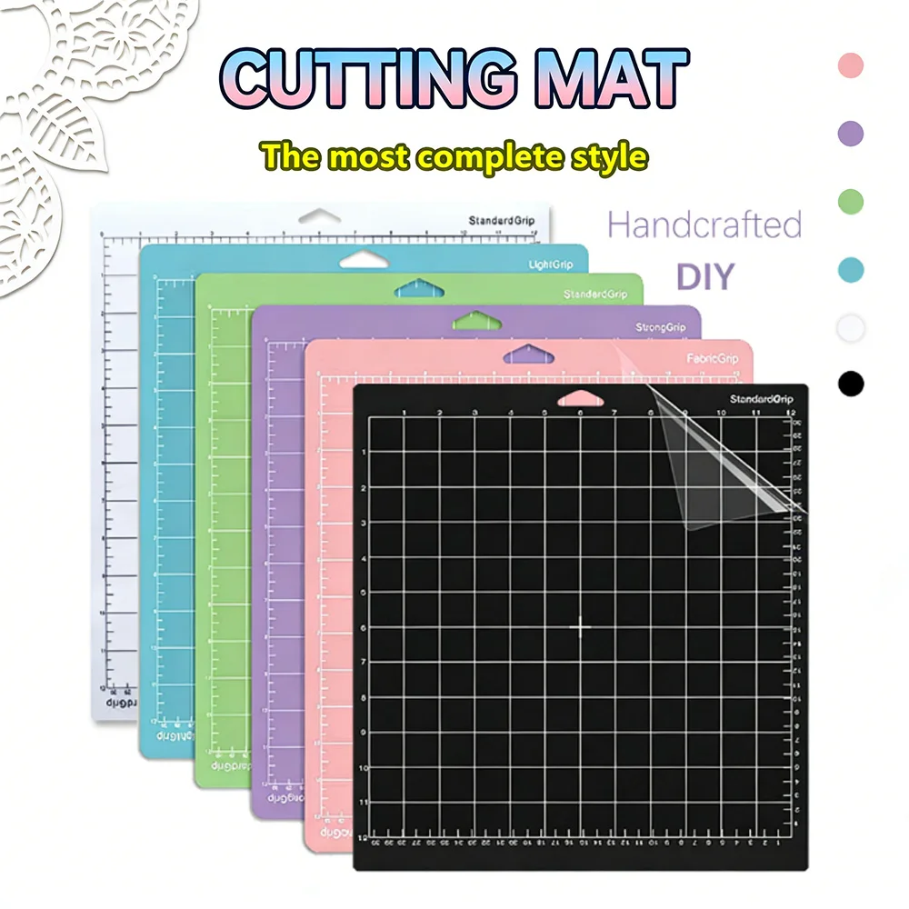 12x12 Inch Cutting Mat for Cricut Explore Air 2/Maker, Standard/Light ...