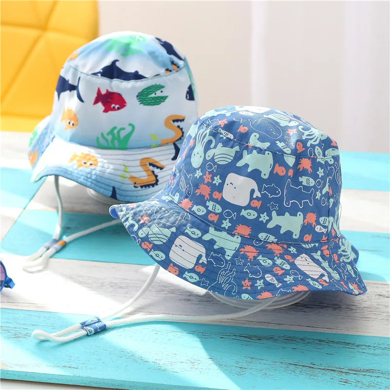 Summer Baby Hat Boy Girl Cotton UV Protection Sun Cap Children Panama ...