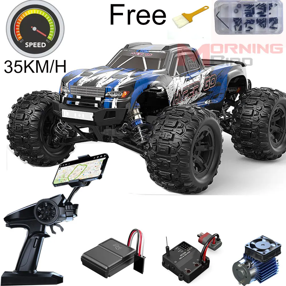 MJX Hyper Go RC Car High Speed H16H H16E 1/16 2.4G Remote Control 4WD ...