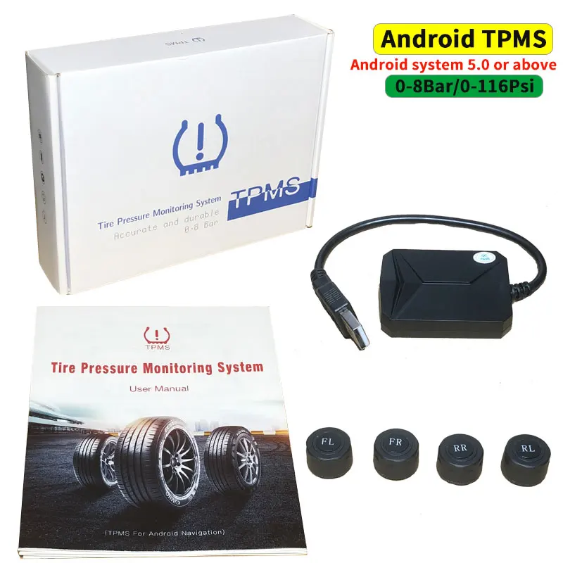 Android TPMS Tire Pressure Monitoring System Spare Wheel Internal ...