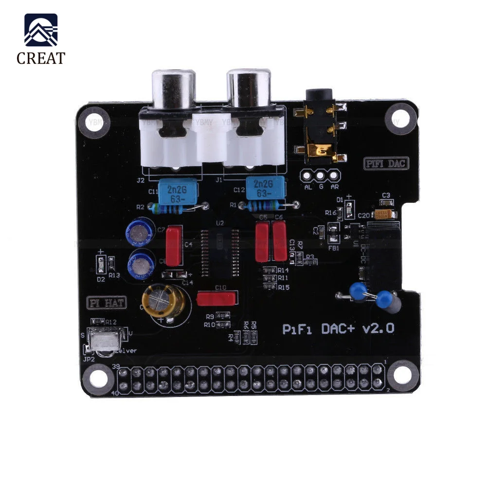 Módulo De Placa De Som Áudio De Alta Fidelidade Dac Pcm5122 I2s ...