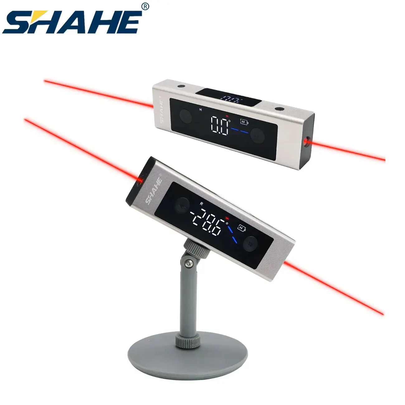 SHAHE-2-In-1-Laser-Level-Digital-Inclinometer-Laser-Protractor-Angle ...