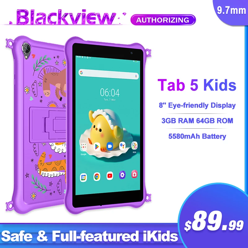 Blackview Tab 5 Kids Tablets 3GB 64 GB 8 Inch Andorid 12 Quad core ...