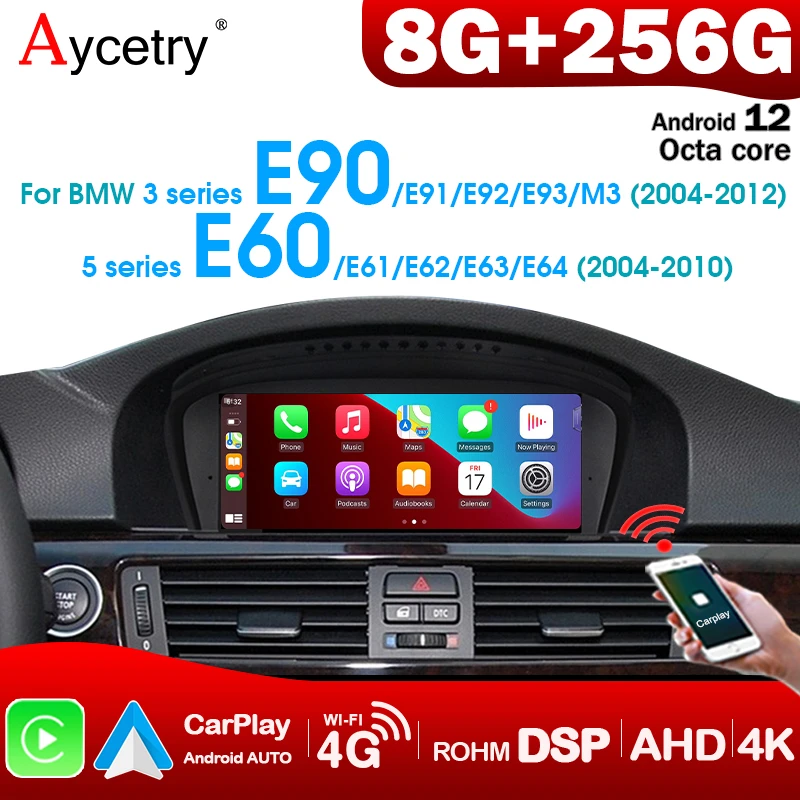 2 Din Android 11 Wrieless Carplay 8g 256g Car Radio Multimedia Player Gps For Bmw E60 E61 E62 ...