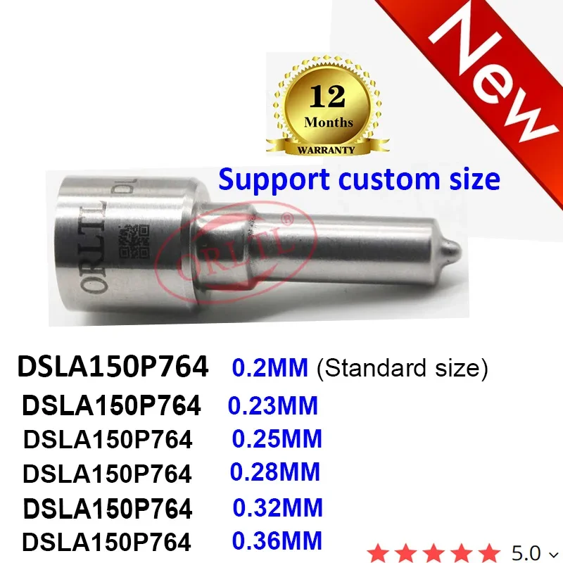 ORLTL-Black-Coated-Needle-Nozzle-DSLA150P764-Diesel-Fuel-Injector ...