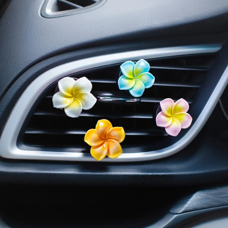 Car Air Conditioning Outlet Perfume Decoration Clip Flower Shape ...