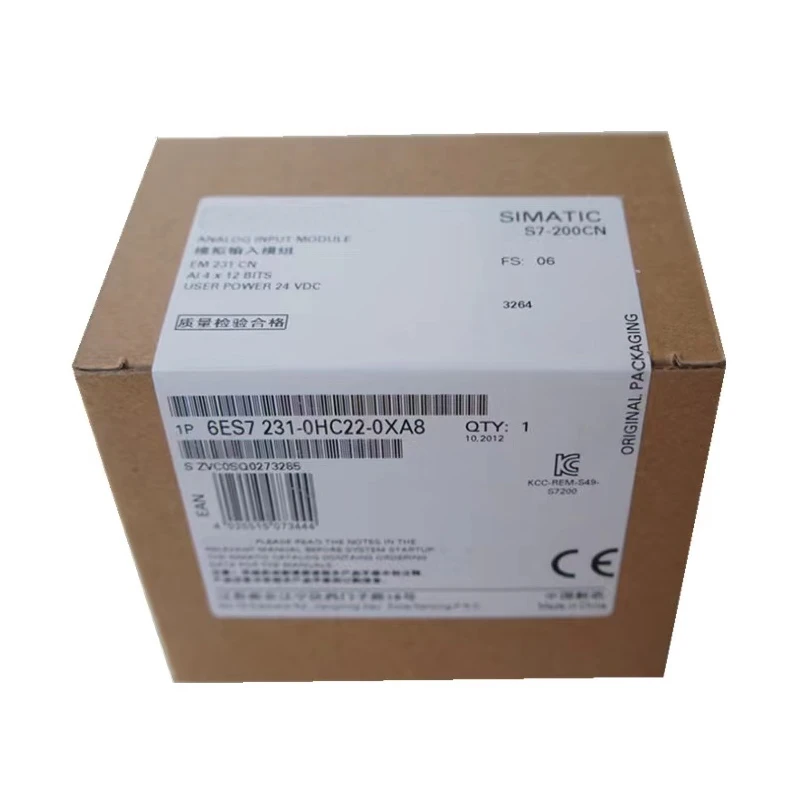 New Original Em231 Analog Input Module 6es7231-0hc22-0xa8 6es7231-4hd32 ...