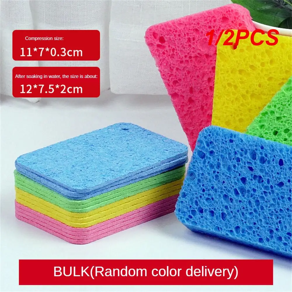 1-2PCS-Cleaning-Sponge-RubsBrush-Descaling-Compress-Clean-Rub-Sponge ...