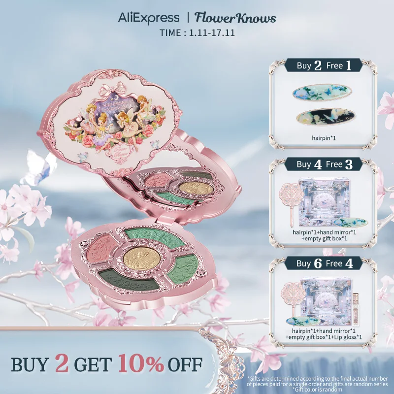 Flower-Knows-Midsummer-Fairytales-Collection-Embossed-Five-Color ...