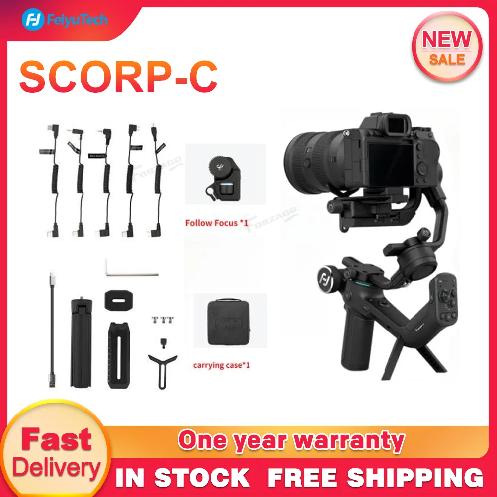 FeiyuTech Feiyu Scorp SCORP-C Handheld Gimbal Stabilizer Handle Grip ...