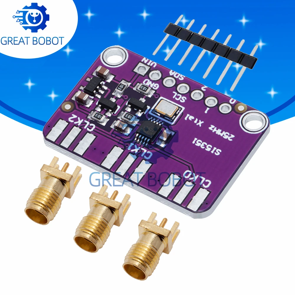 BS-DC-3V-5V-CJMCU-5351-Si5351A-Si5351-I2C-Clock-Generator-Breakout ...