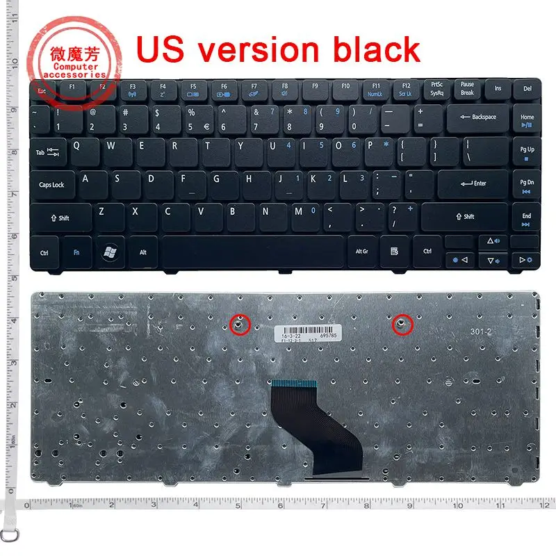 English-laptop-keyboard-For-Acer-4540-4535-4733Z-2305-4810-4810T-4810TZ ...