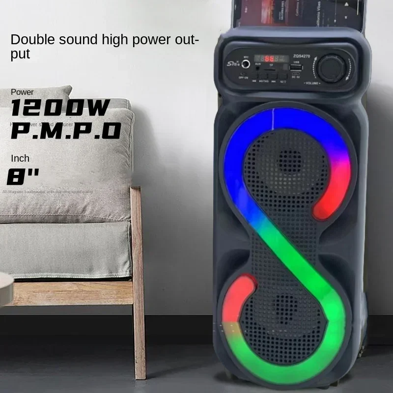 Heavy-Bass-High-Power-Bluetooth-Speaker-TWS-Wireless-Party-Box-Colorful ...