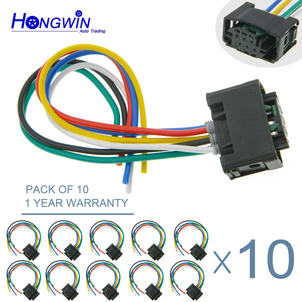 10PCS-6PIN-Height-Level-Sensor-Plug-Pigtail-Connector-Wire-For-Porsche ...