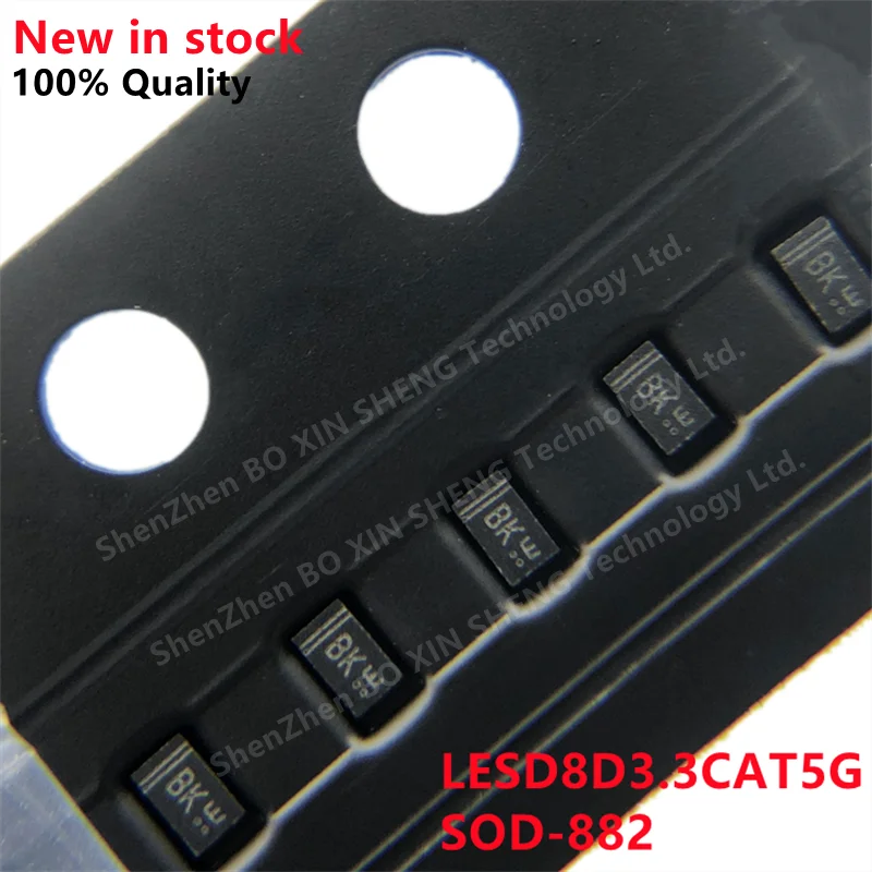 50PCS-LESD8D3-3CAT5G-ESD8D3-3CAT5G-Marking-BK-SOD-882-SMD-ESD ...