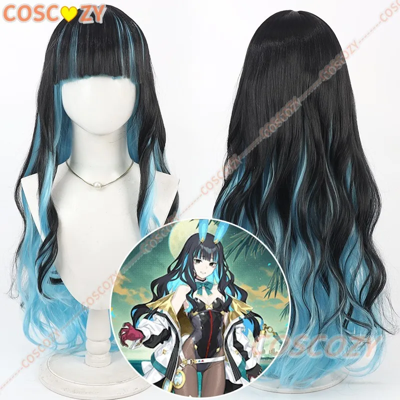 Fate Grand Order FGO Tlaloc Cosplay WigsTlaloc Halloween 80cm Long ...