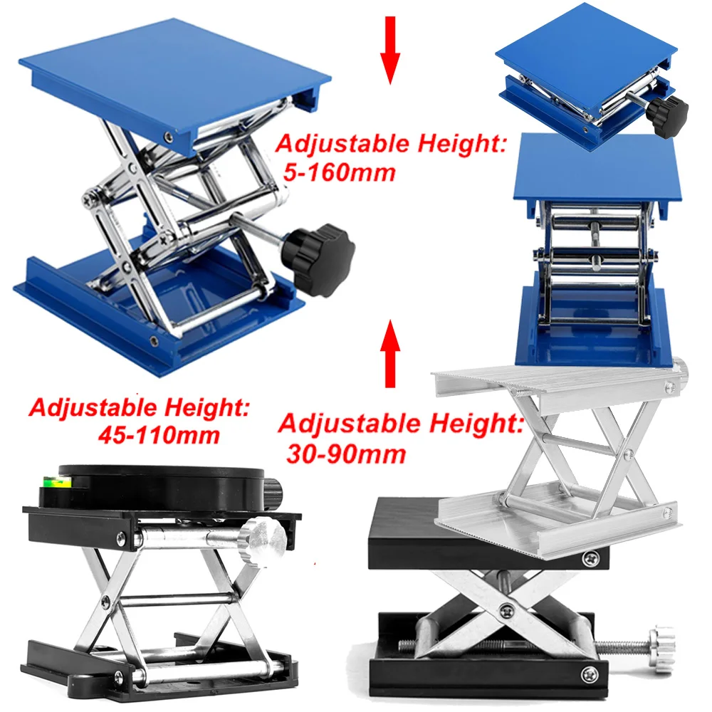 Router-Lift-Table-Woodworking-Engraving-Adjustable-Lab-Stand-Bracket ...