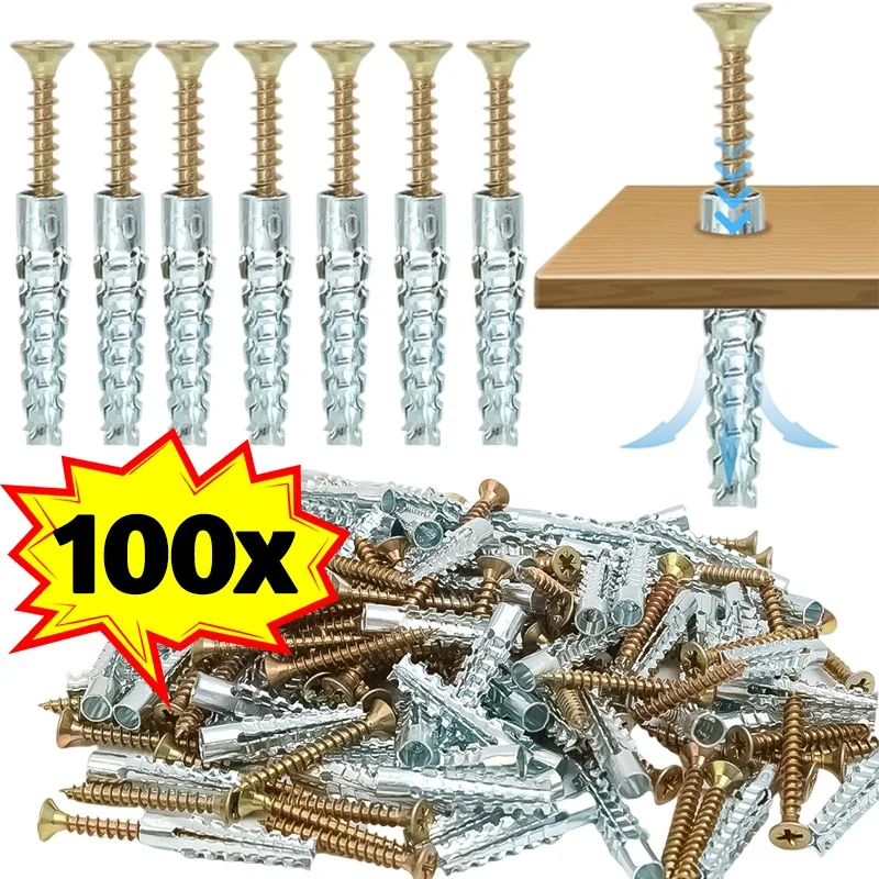 Serrated-Steel-Wall-Anchors-Metal-Expansion-Tube-Pipe-Self-Tapping ...