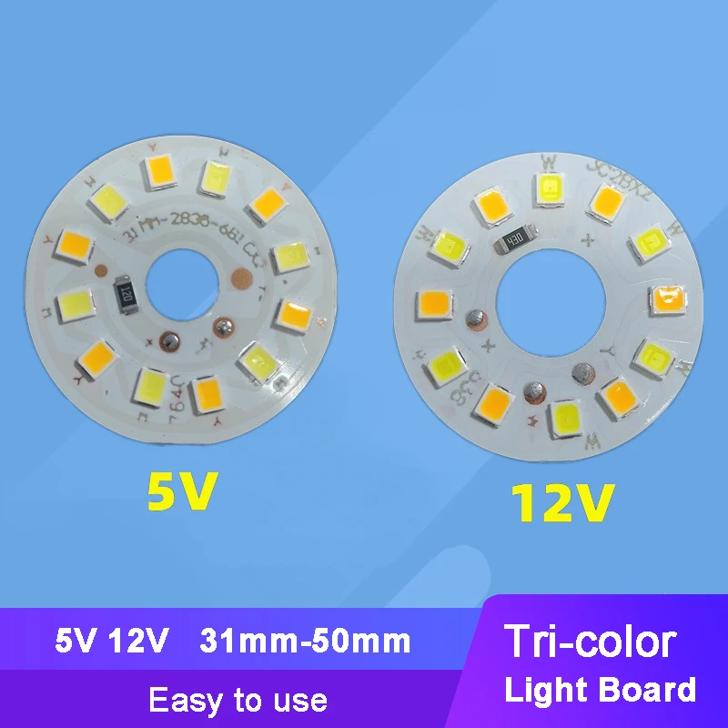 5V-12V-Low-Voltage-SMD-Led-Chip-Tri-color-Segmented-two-color-Lamp ...