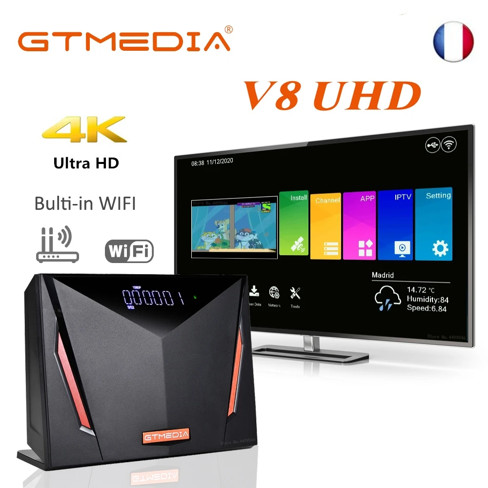 GTMEDIA-D-codeur-satellite-V8-UHD-4K-R-cepteur-DVB-S2X-T2-avec ...