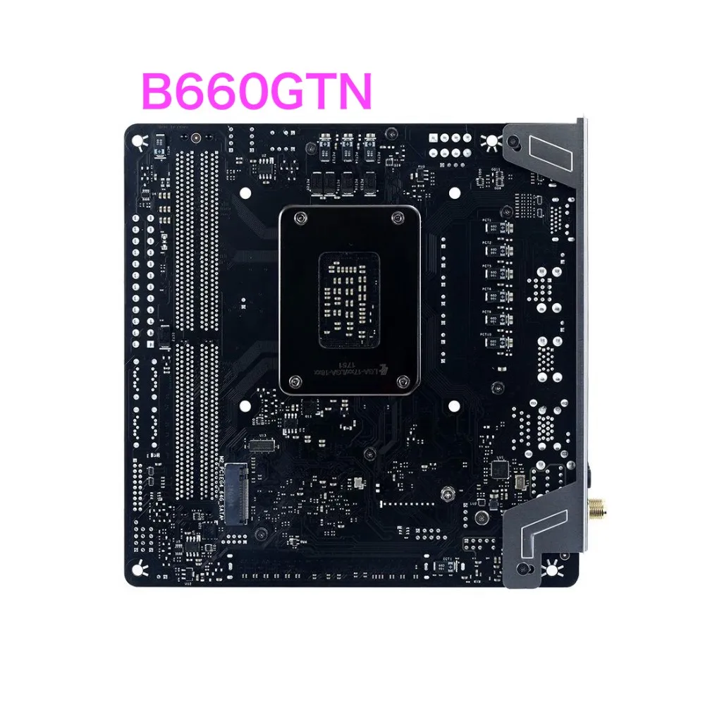 BIOSTAR B660GTN Desktop Motherboard HDMI LGA 1700 DDR4 Mini-ITX B660 ...