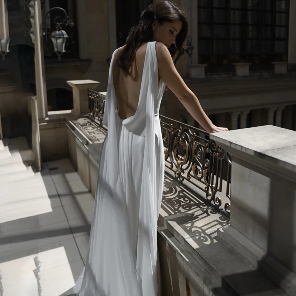 Greek Goddess Wedding Dress Plus Size