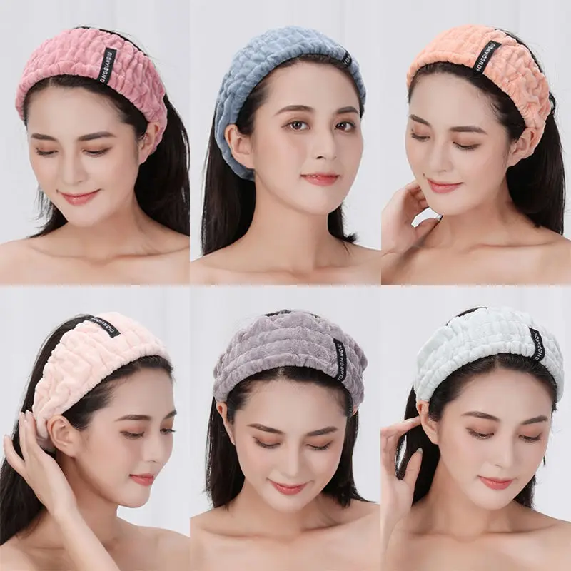 Spa Facial Headband For Makeup And Washing Face Terry Cloth Hairband Yoga Sports Shower Facial ...