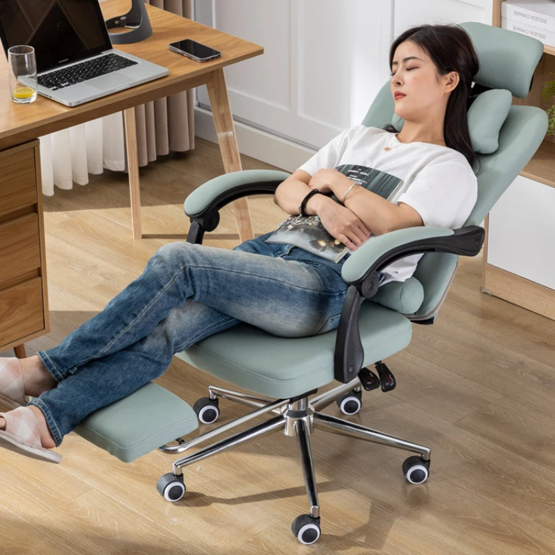 Adjustable-Executive-Office-Chair-Relax-Black-Study-Ergonomic-Mobile ...