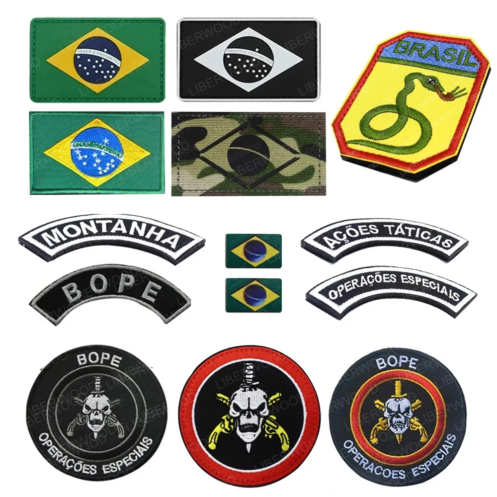 BOPE-Brazil-Patch-Tactical-Armband-Elite-Operacoes-Especiais-Montanha ...