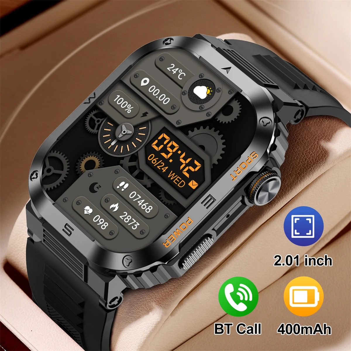 Ak-ll-saat-erkekler-spor-Bluetooth-a-r-Smartwatch-uzun-pil-mr-sa-l-k ...