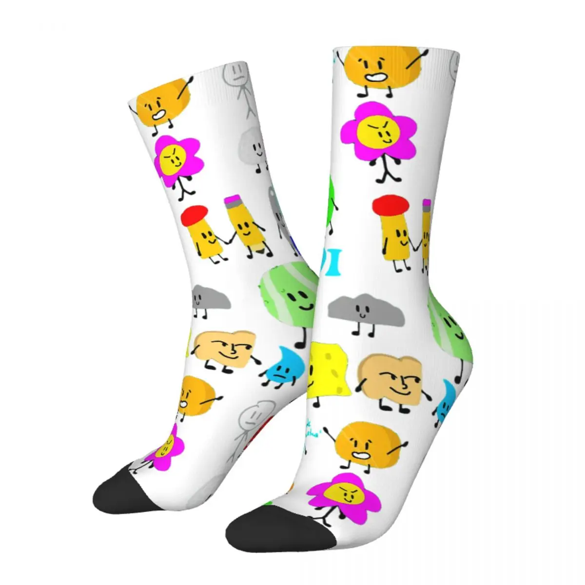Hip-Hop-Retro-Characters-Essential-Crazy-Men-s-Socks-Unisex-Battle-for ...