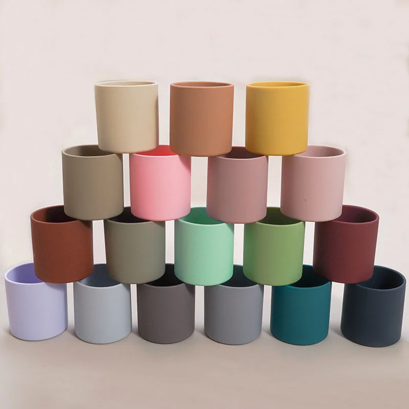 Kids-Silicone-Water-Cups-Baby-Snack-Cup-Portable-Outdoor-Travel ...