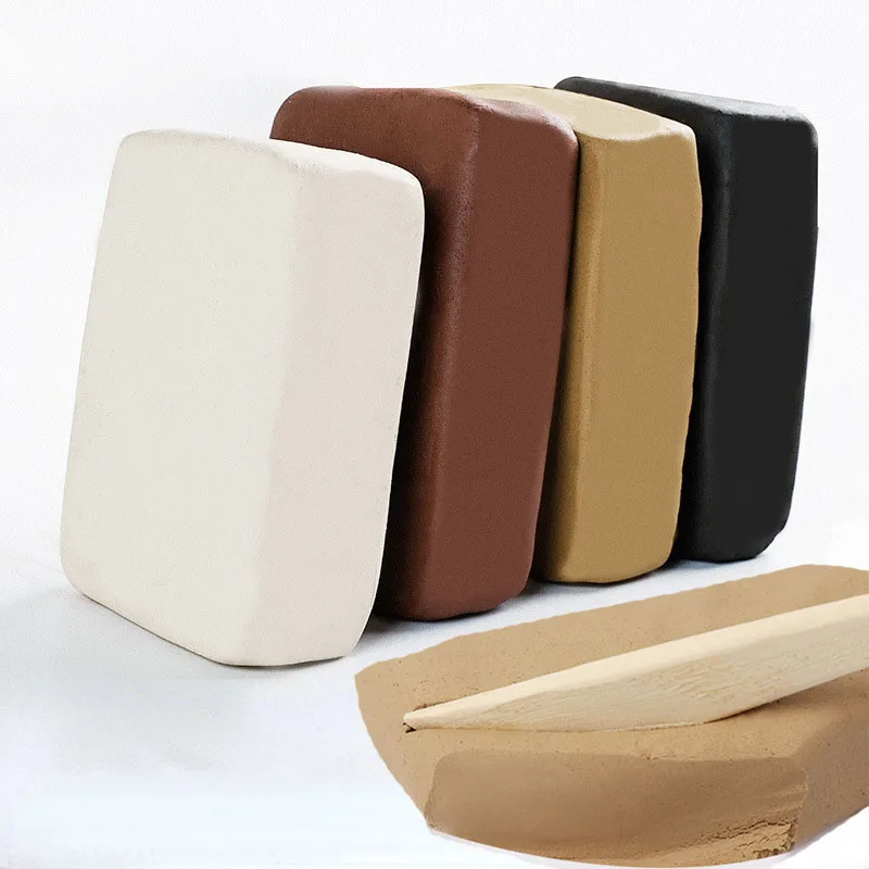 500g-bag-Ceramic-Clay-DIY-Manual-Sculpture-Clay-Pottery-Baking-Free ...