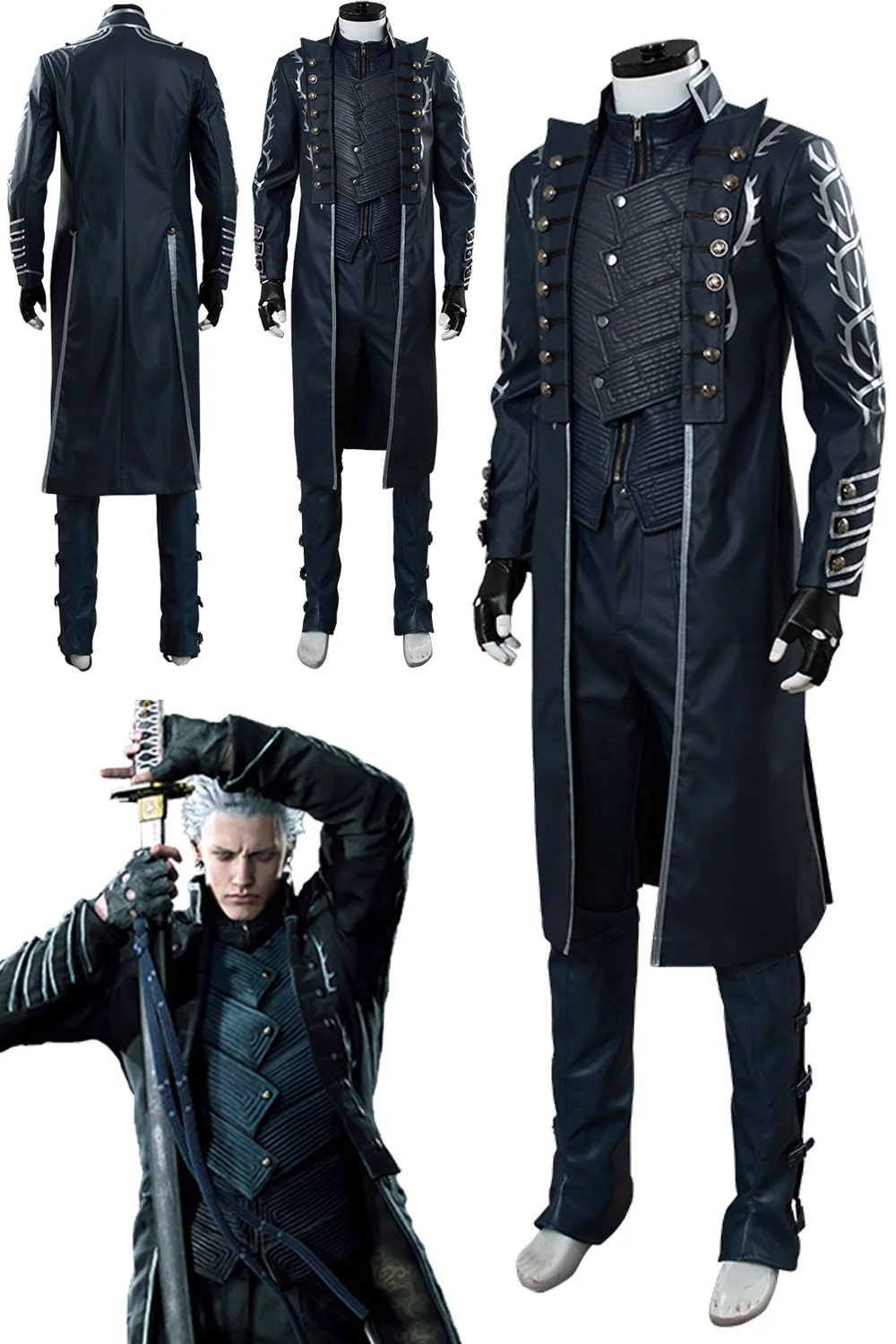 Vergil-Cosplay-Fantasia-Game-DMC-5-Costume-Disguise-Male-Gloves-Outfits ...